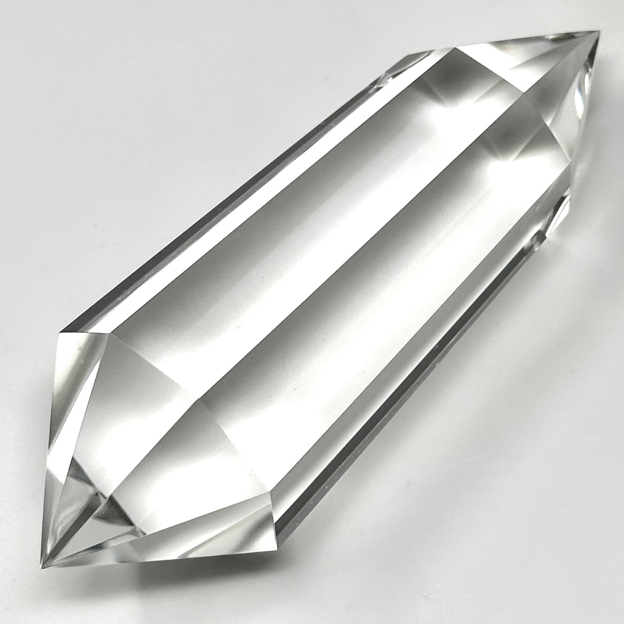 Brazilian Clear Quartz Vogel Crystal Wand, 8 Facets • 218 Grams