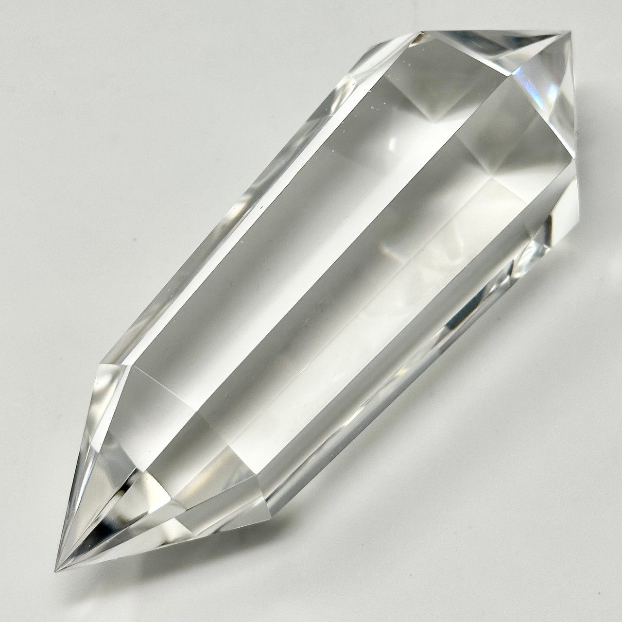 Brazilian Clear Quartz Vogel Crystal Wand, 8 Facets • 218 Grams