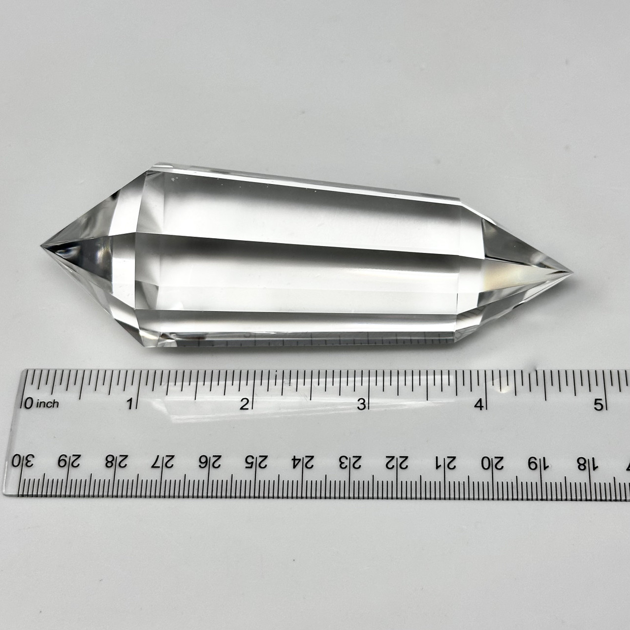 Brazilian Clear Quartz Vogel Crystal Wand, 8 Facets • 218 Grams