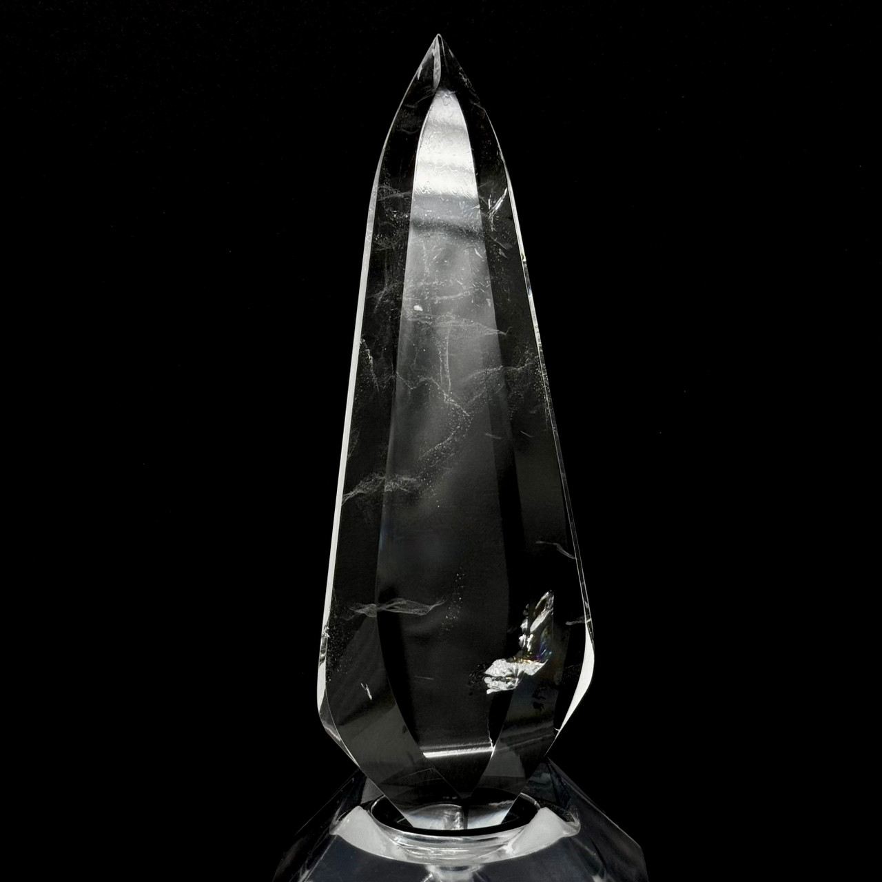 Magical! Himalayan Clear Quartz Flame Crystal Wand - 175g