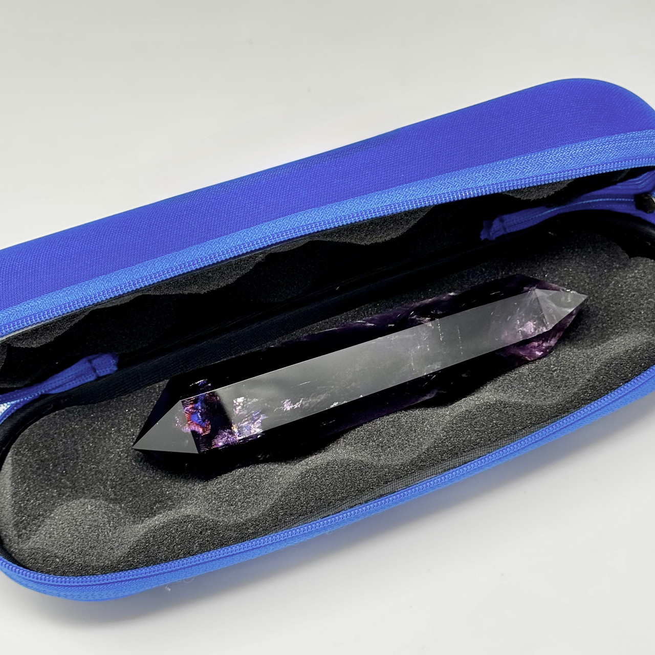 Amethyst Vogel Crystal Wand with Rainbows ~ 6 Facets (184g)