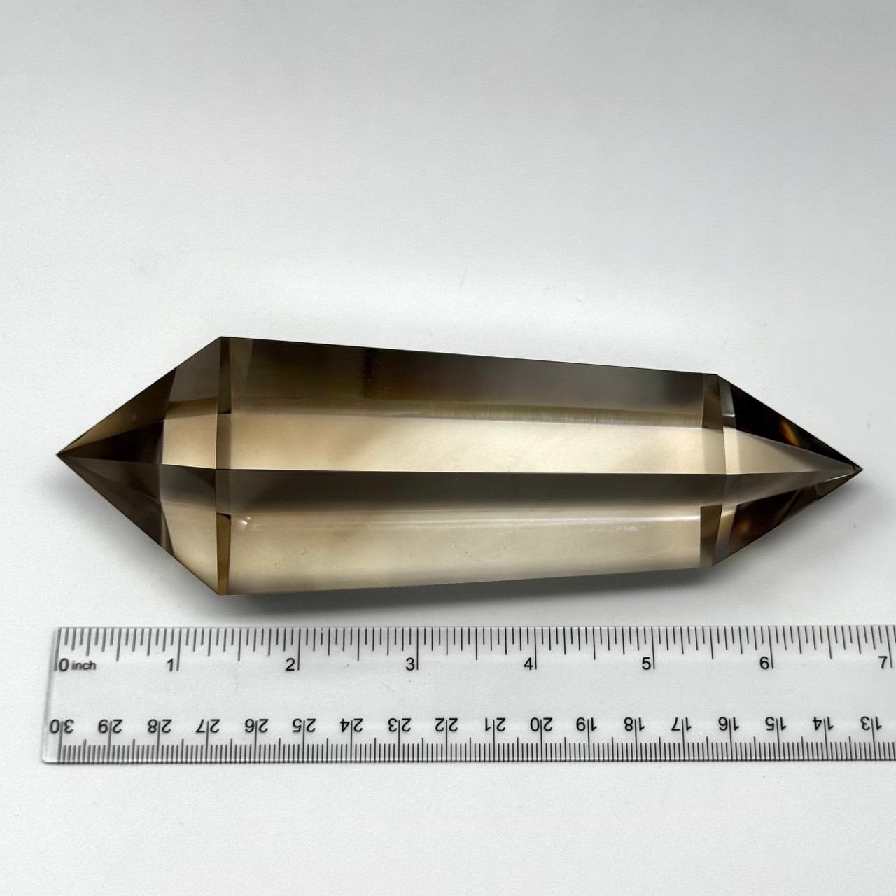 Stunning Vogel Crystal Wand in Smoky Quartz, 6 Facets - 725g