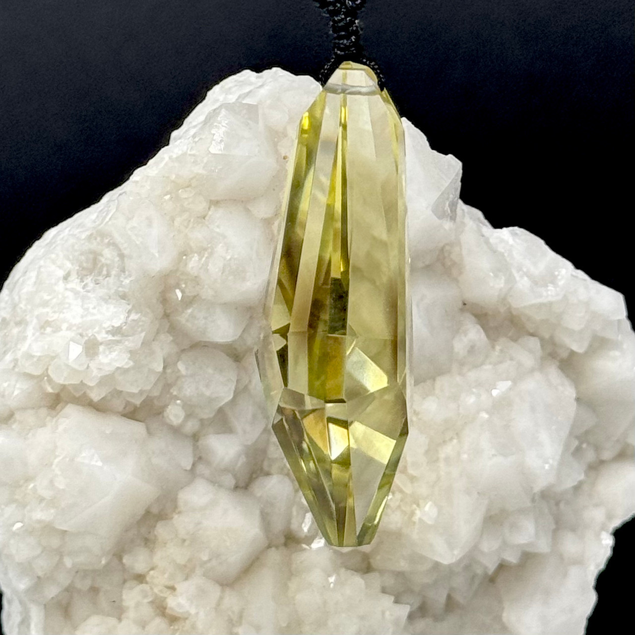 Extra Large Natural Brazilian Citrine Pendant