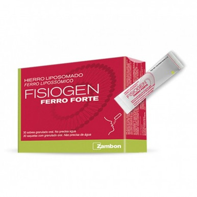 Fisiogen hierro forte 30 sobres - Farmacia San Antón
