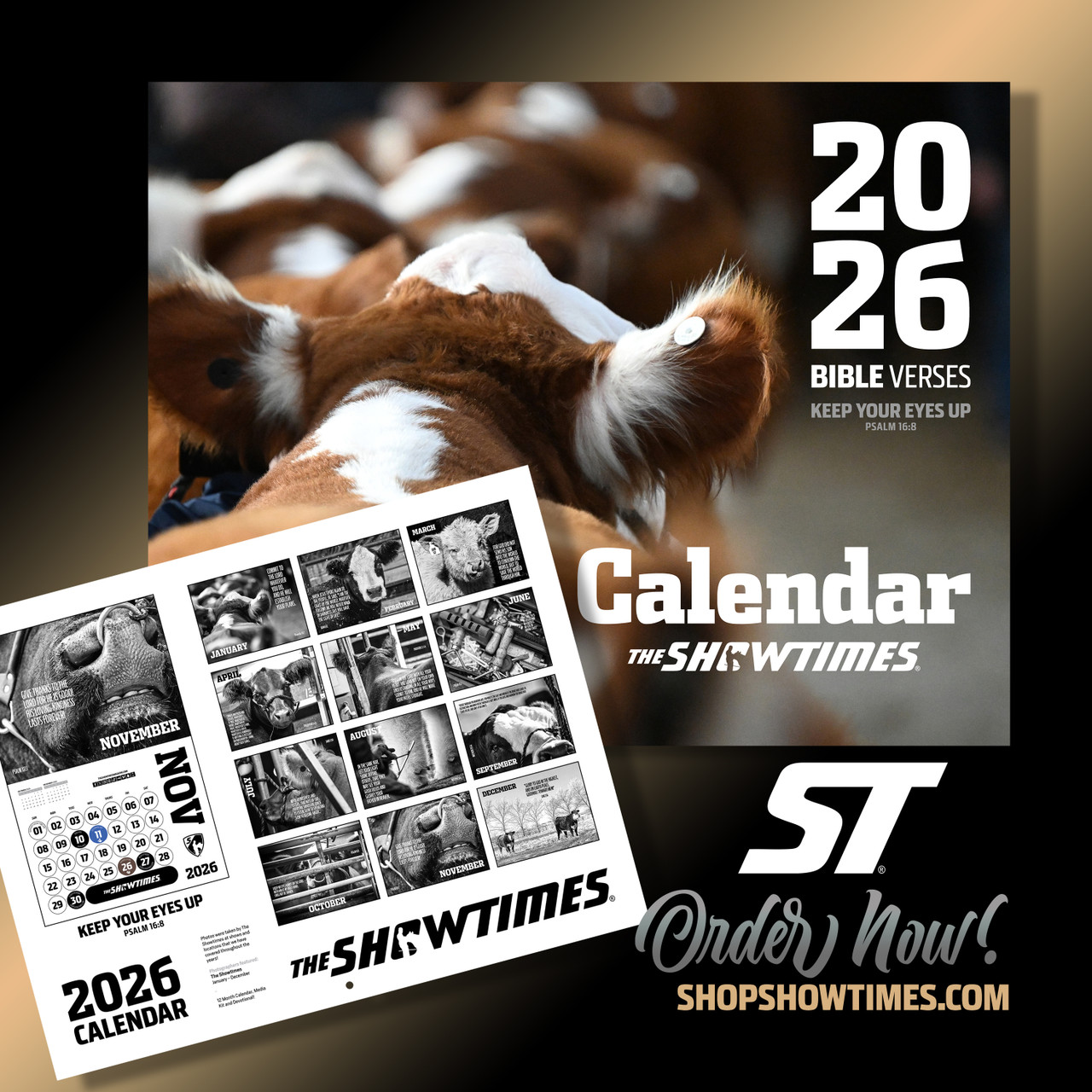 Showtimes 2026 Bible Verse Calendar