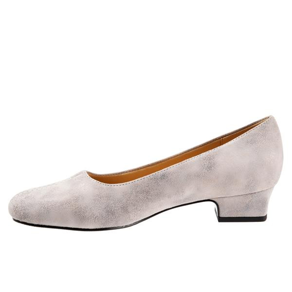 Trotters Women's Doris Pump in Grey Marbled - Daniels Shoes