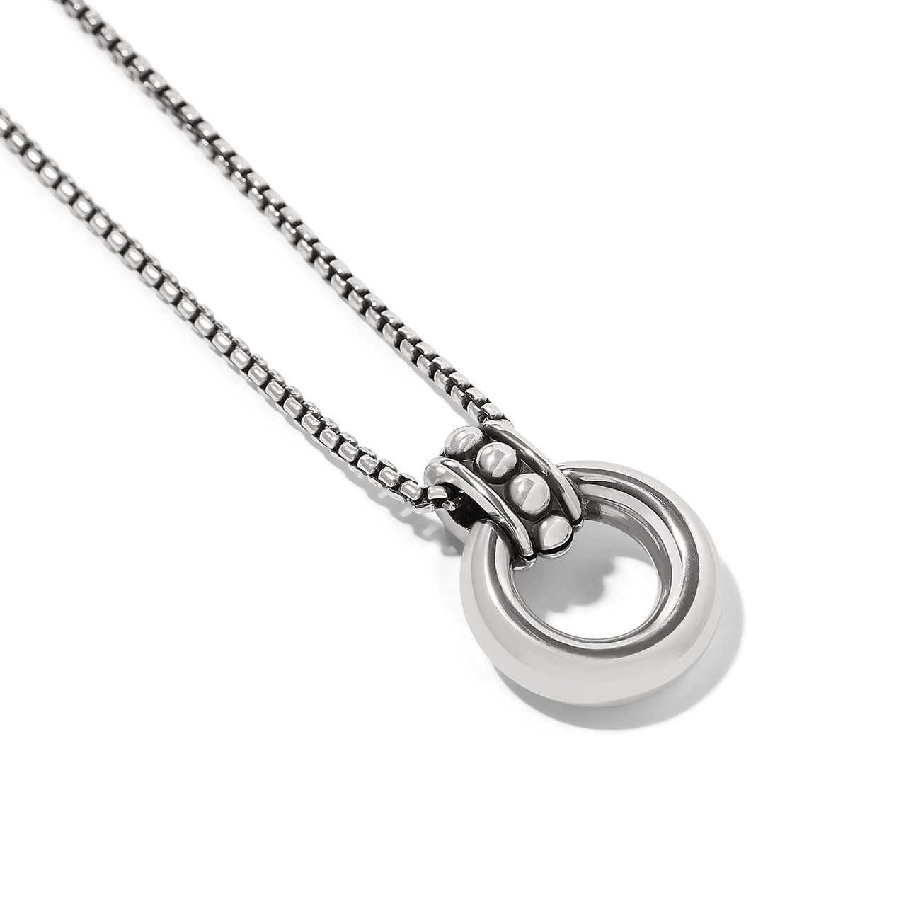 Brighton Pretty Tough Stud Ring Necklace in Silver - Daniels Shoes