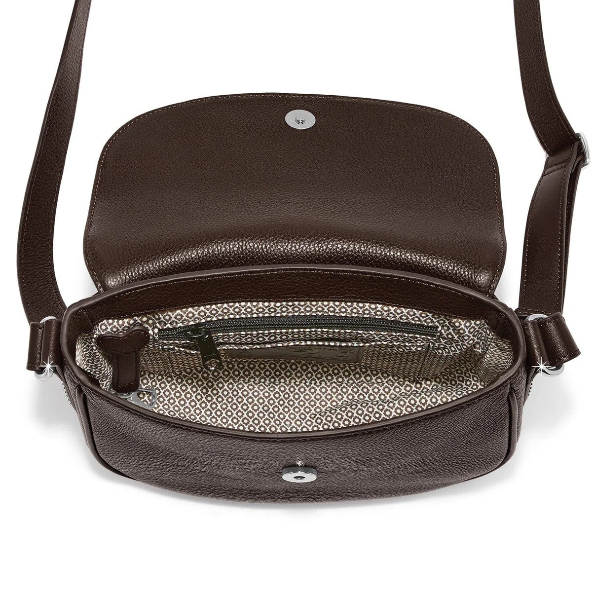 Brighton Pretty Tough Weston Saddlebag in Cocoa Tobacco - Daniels Shoes