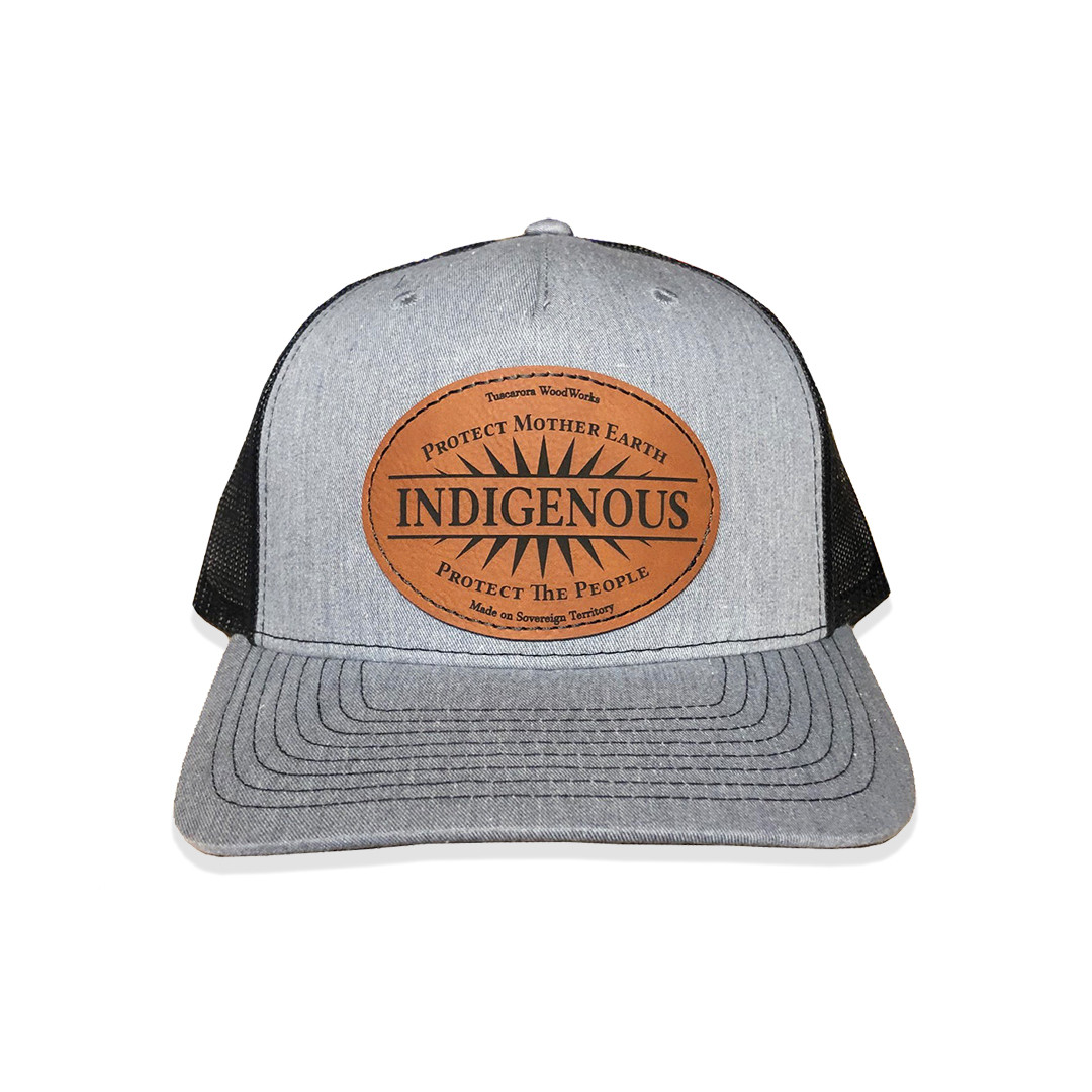 Indigenous Hat - Grey/Black - Tuscarora WoodWorks
