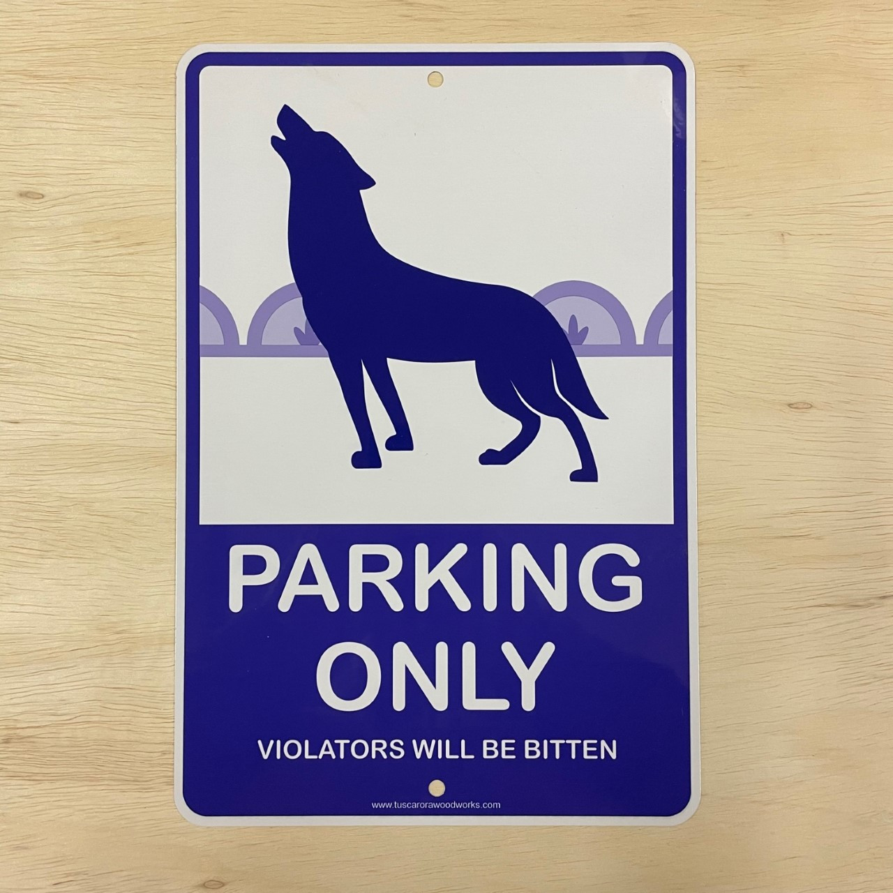 Metal Turtle Parking Sign - Tuscarora WoodWorks