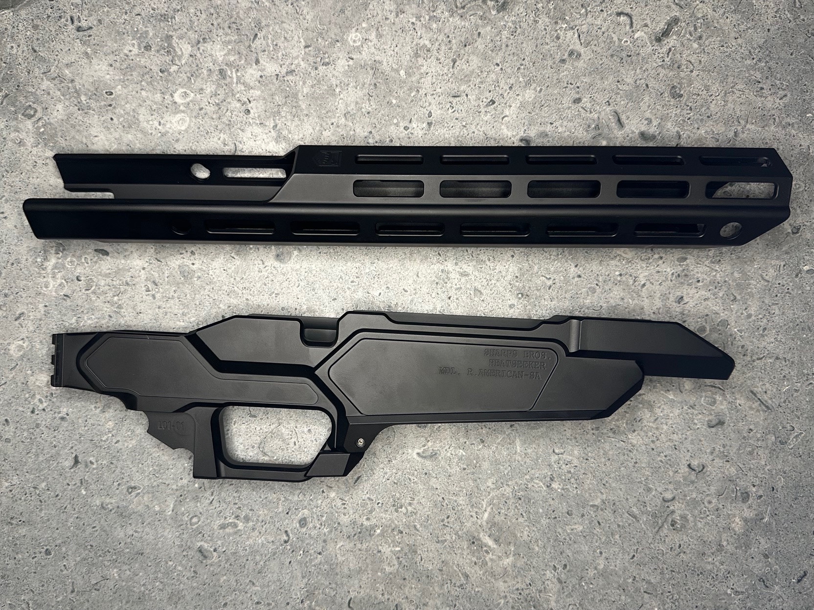 SBC02-1913. Heatseeker Chassis - Ruger American Short Action - SHARPS BROS
