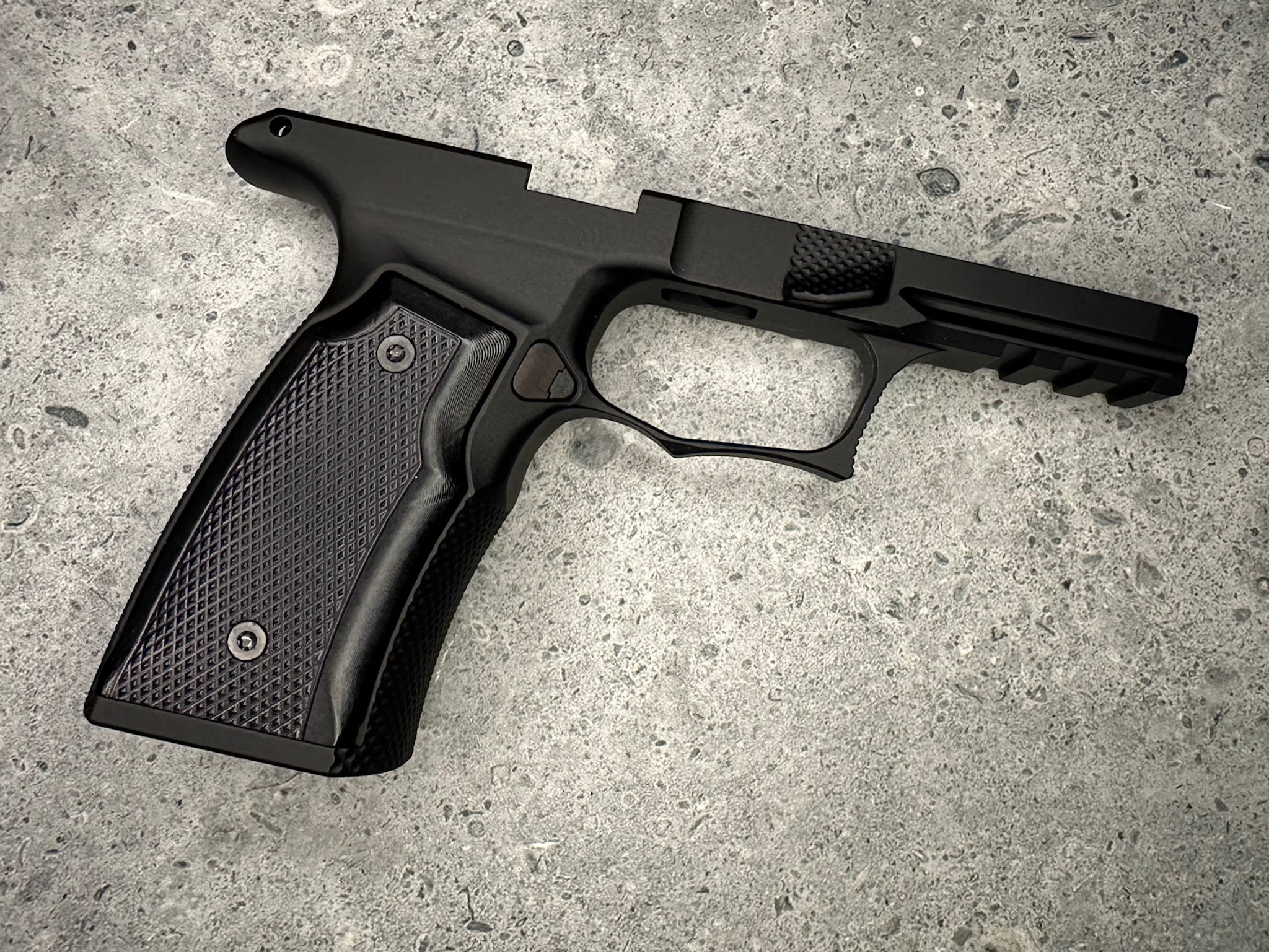 SBGM05-G2-BLK. Sharps Bros grip module for the P365 XMacro - blacked ...