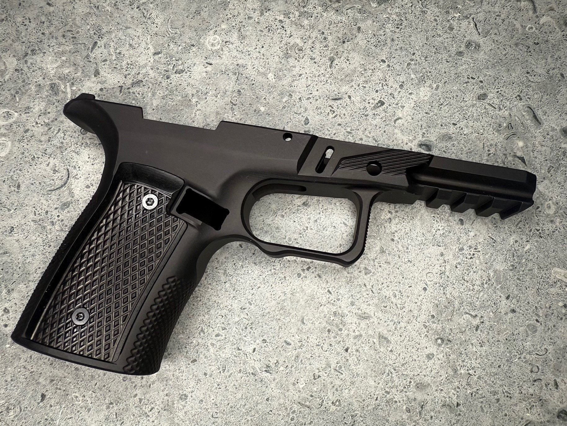 SBGM26. Sharps Bros grip module for the Ruger RXM - Blacked out ...
