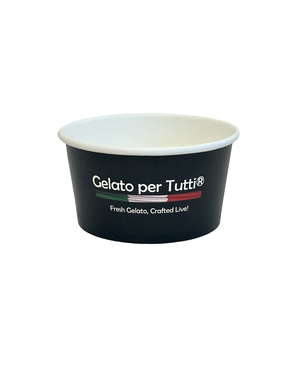 5 oz. Paper Gelato Cup - 1000 Case | Gelato Per Tutti