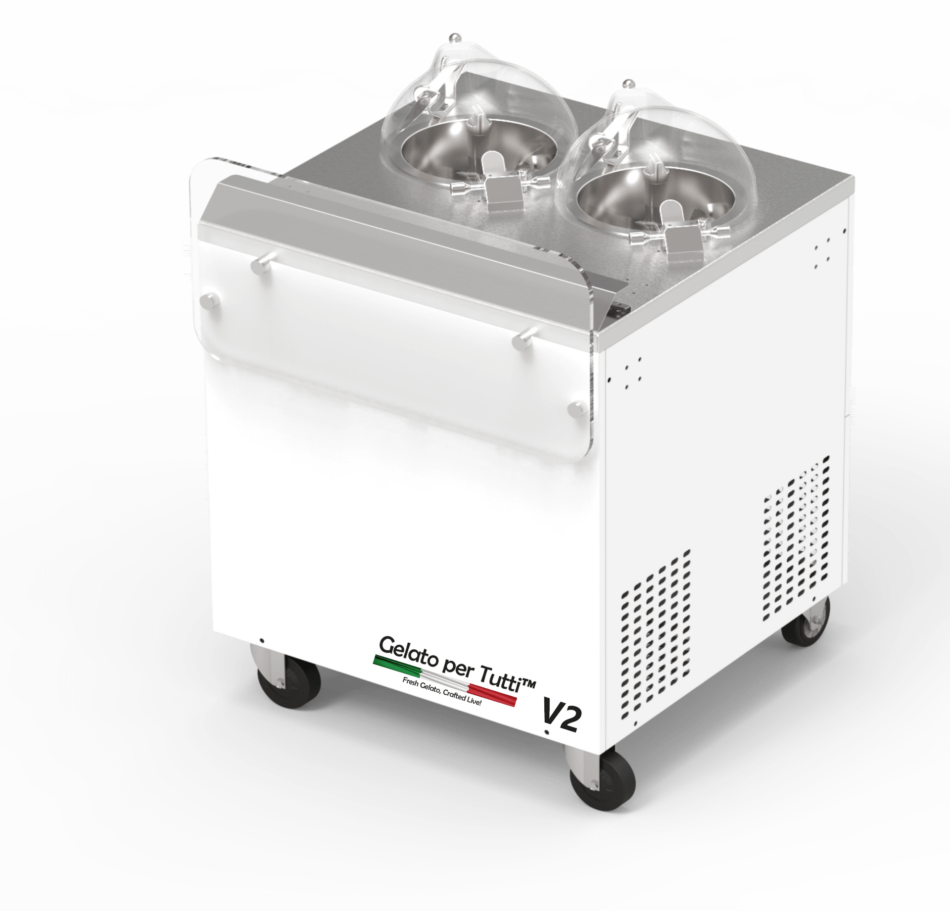 GPT V2 Dual Cylinder Gelato Machine | Gelato Per Tutti
