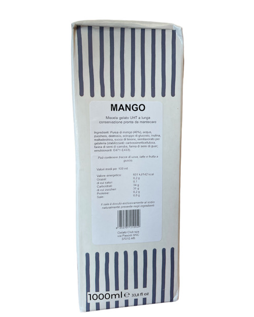 Mango Flavor Pour-N-Serve Liquid Gelato | Gelato Per Tutti