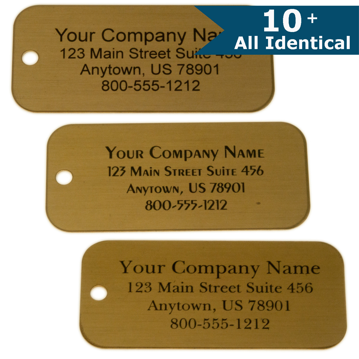 Shop for and Buy Brass Oval Tag - CUSTOM ENGRAVED at Keyring.com. Large ...