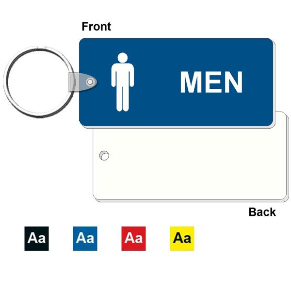Restroom and Bathroom Key Tags
