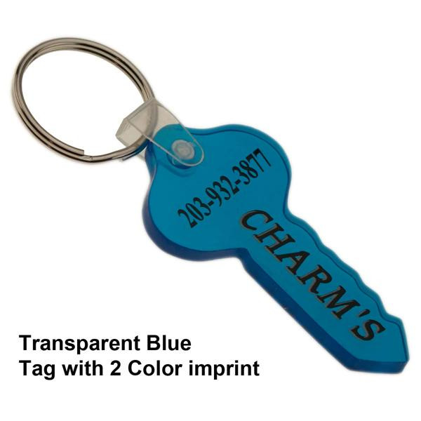 Shop for and Buy Custom Printed Soft Touch Vinyl Key Ring - Key Shape ...