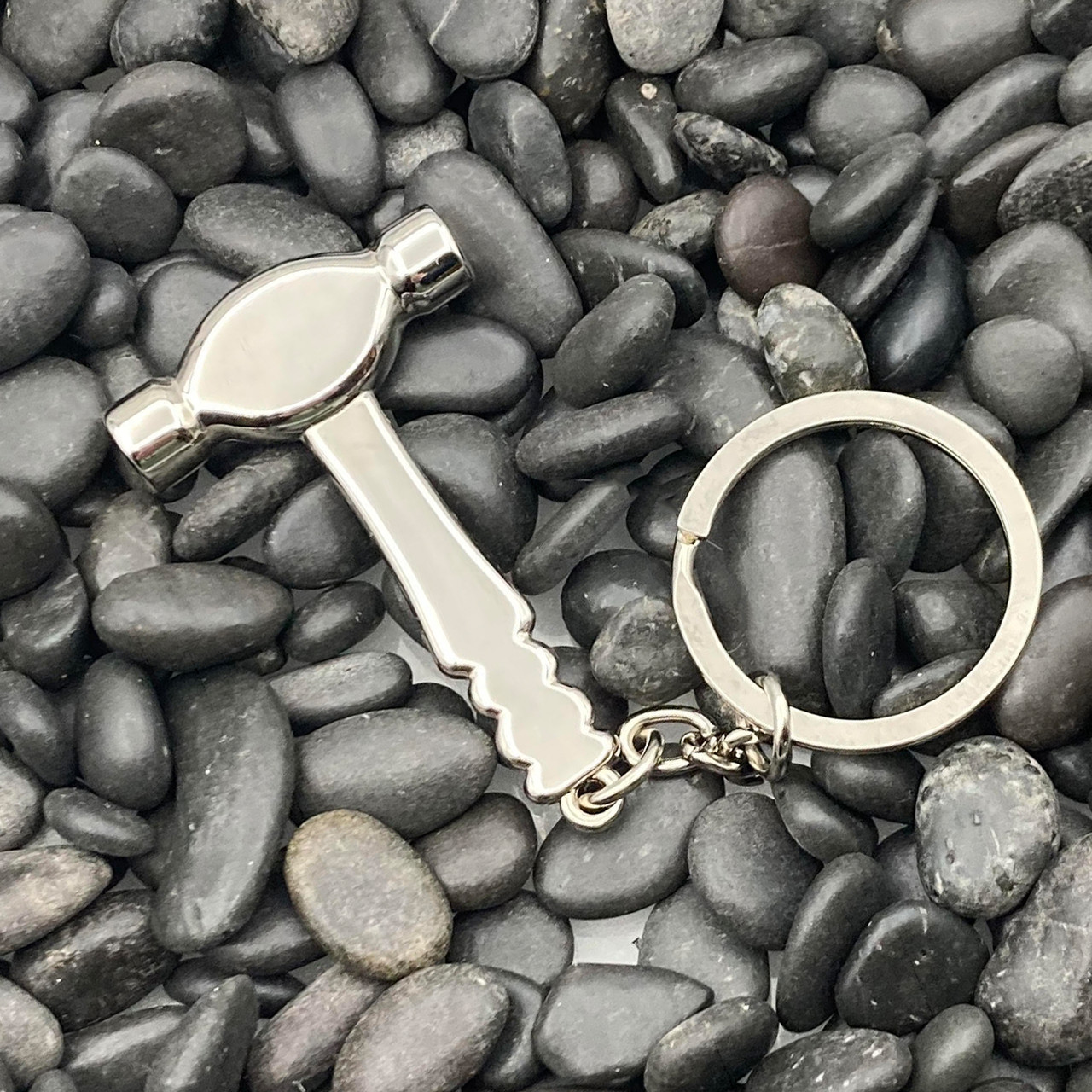 Shop for and Buy Nickel Plated Hammer Deluxe Key Chain at Keyring.com ...