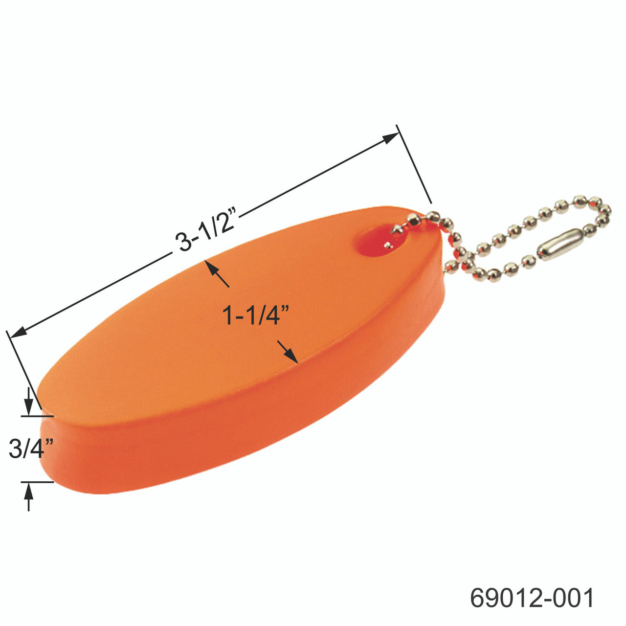 Shop for and Buy Floating Keychain Deluxe Vinyl Coated Oval Key Float ...