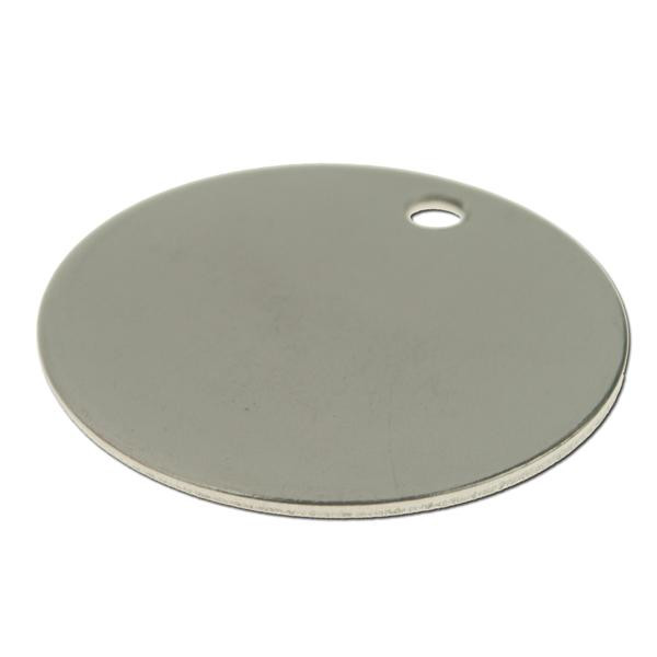 Shop for and Buy Stainless Steel Round Key Tag 1-1/4 Inch Diameter ...