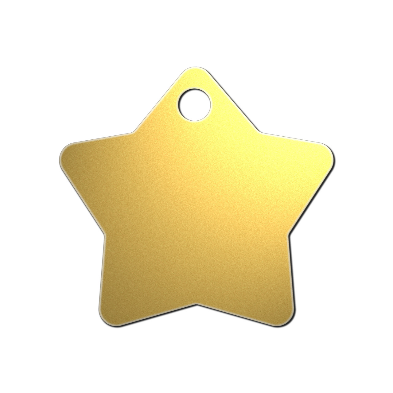 Shop for and Buy Star Shape Anodized Aluminum Tag at Keyring.com. Large ...