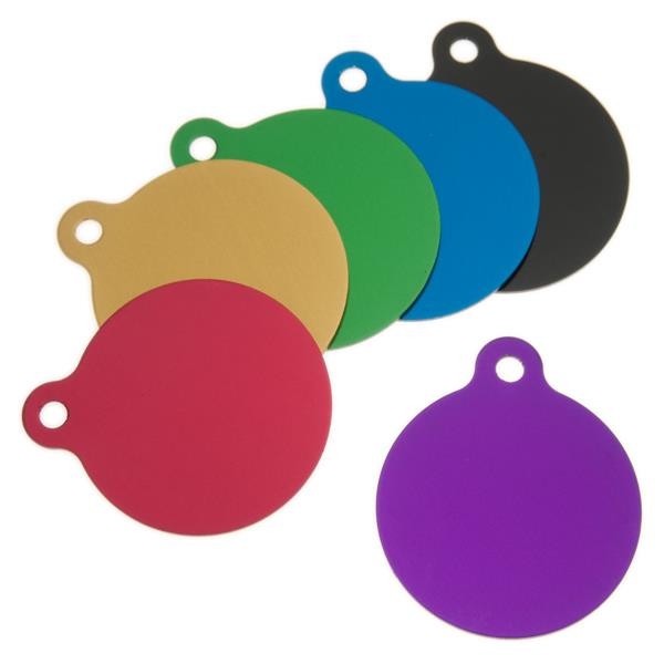 Shop for and Buy Large Round Aluminum Tag with Ear 1-1/2 Inch -BLANK at ...