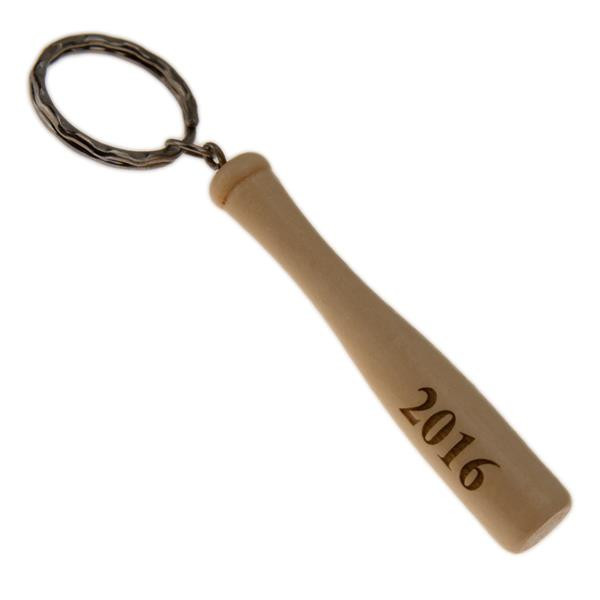 Shop for and Buy Wood Baseball Bat Keychain - Personalized at Keyring ...