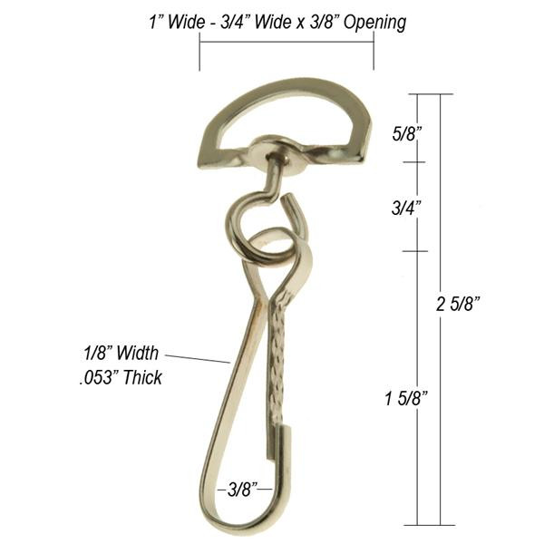 Shop for and Buy Large Simplex Snap with Swivel - Wide Opening at ...