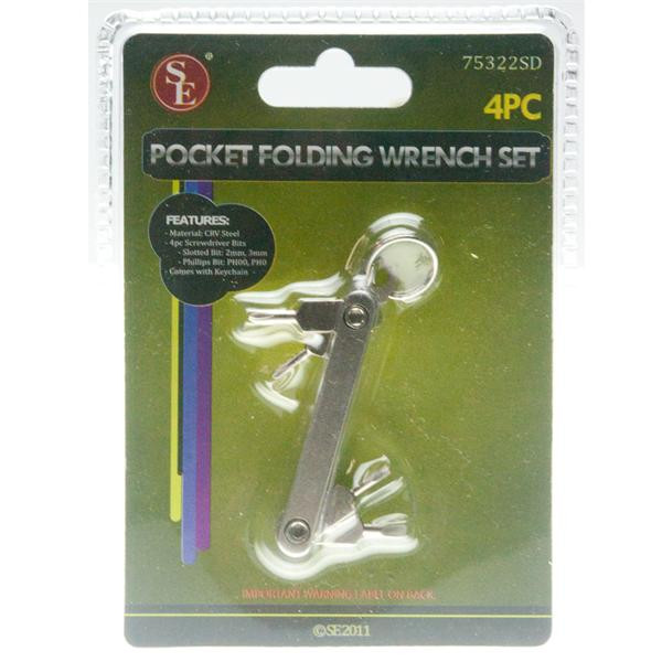 Shop for and Buy Folding 4 Piece Screwdriver Set Key Chain at Keyring ...