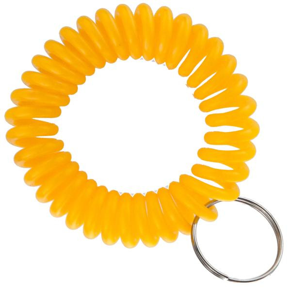 Shop for and Buy Yellow Wrist Coil Spiral Keyring - 12 Pc. Bulk Pack at ...