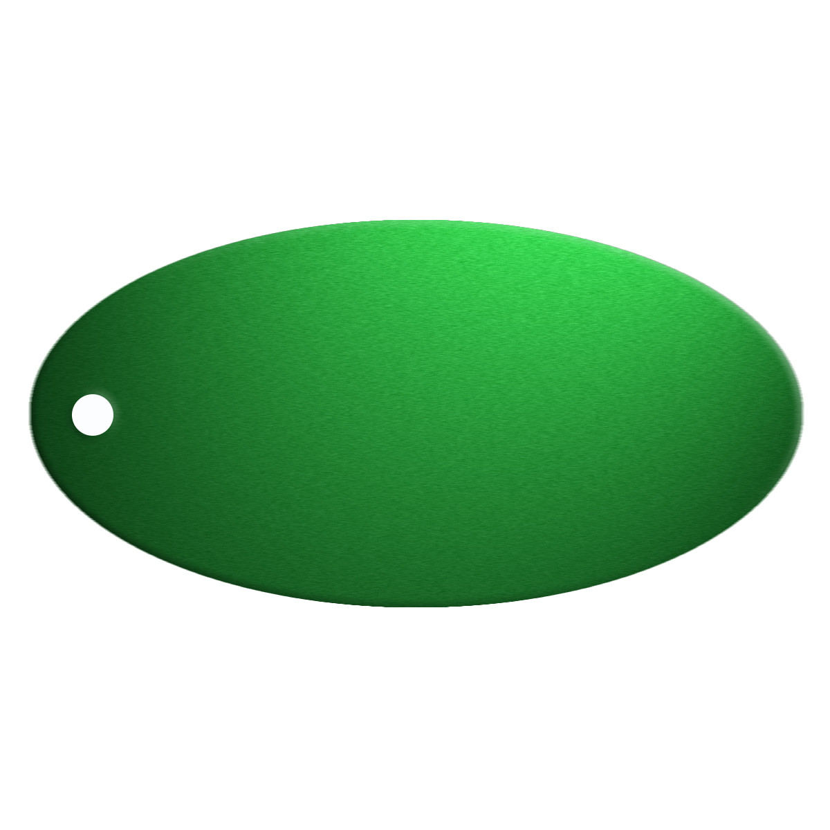 Shop for and Buy Oval Aluminum Key Tag - BLANK at Keyring.com. Large ...
