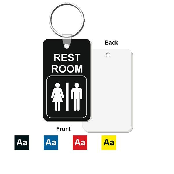 Restroom and Bathroom Key Tags