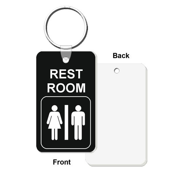 Shop for and Buy Restroom Mini Engraved Key Tag at Keyring.com. Large ...
