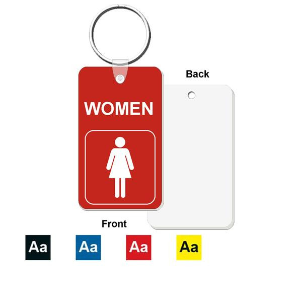 Restroom and Bathroom Key Tags