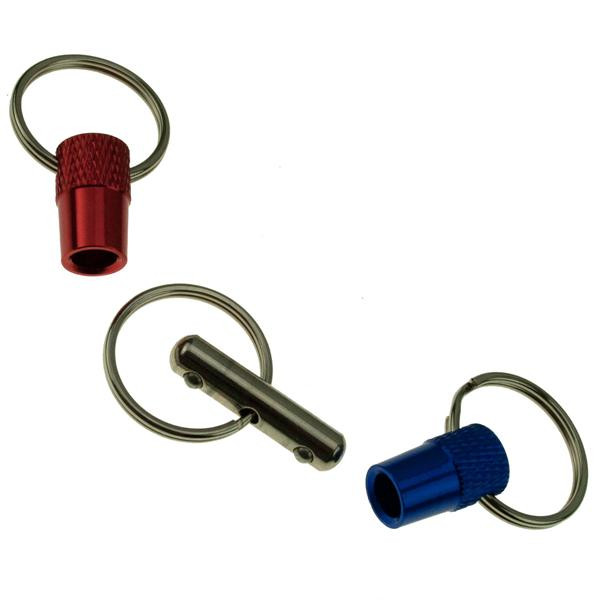 Shop for and Buy Three Way Pull Apart - Three Ring Key Ring (Anodized ...