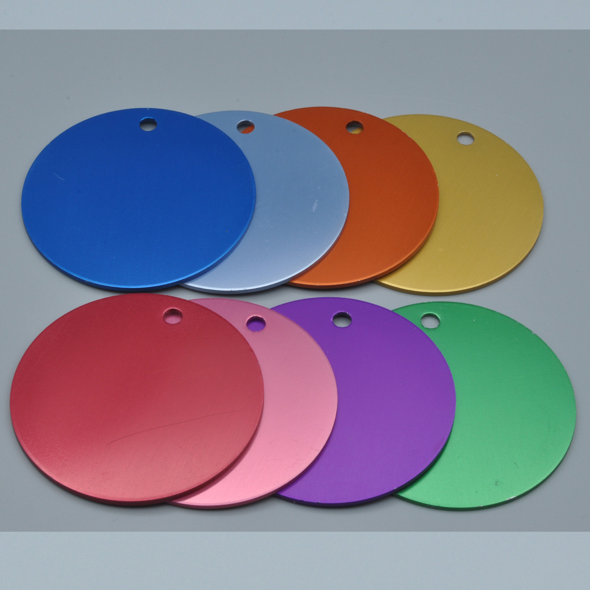 Aluminum Tags for Keys and Equipment