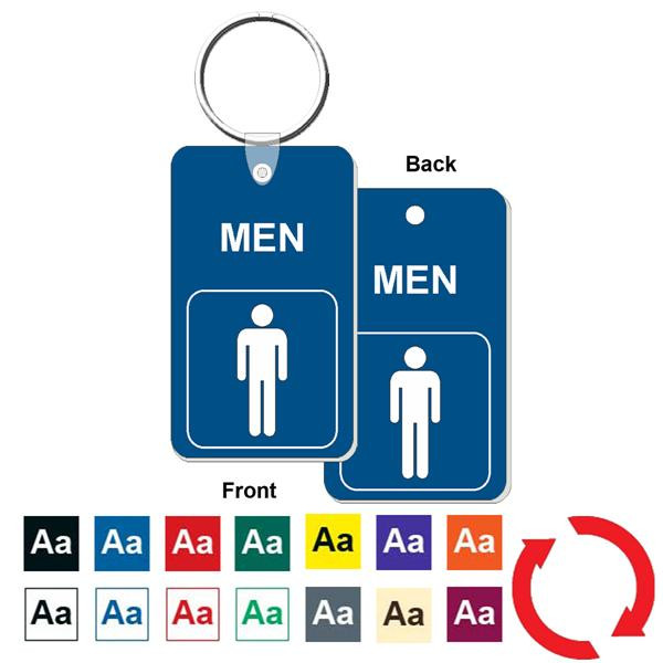 Restroom and Bathroom Key Tags