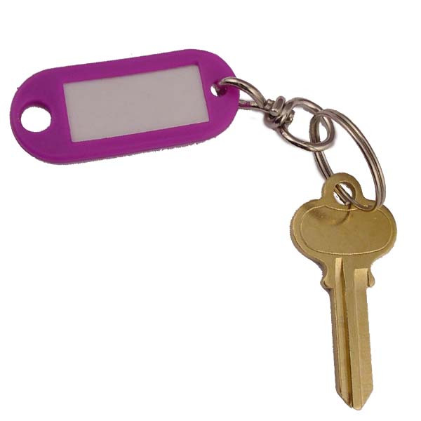 Shop for and Buy Key Identifier Tag Plastic Keytag with Swivel Key Ring ...