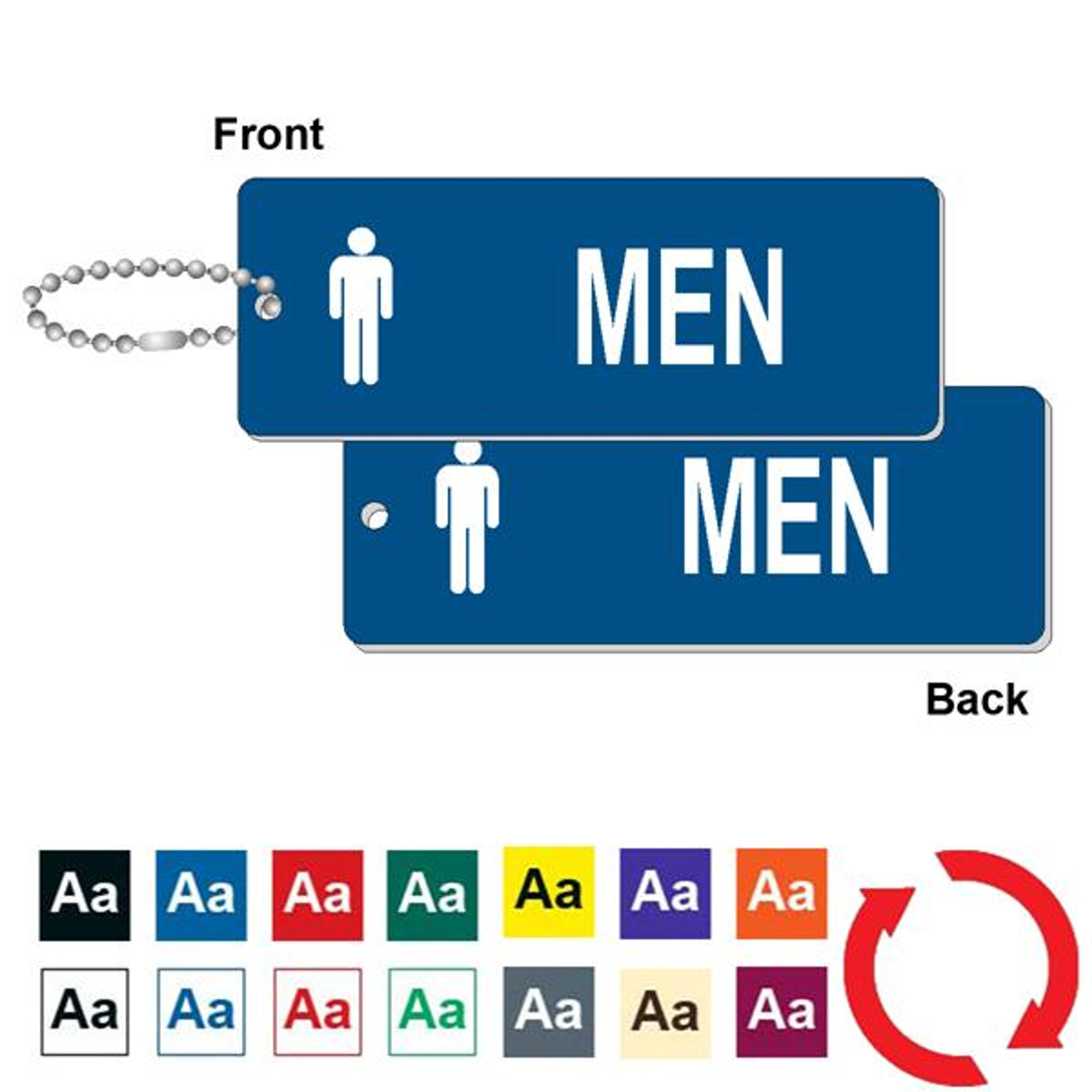 Shop For And Buy Mens Restroom Standard Rectangle Double Sided Engraved Shop For And Buy Mens Restroom Standard Rectangle Double Sided Engraved