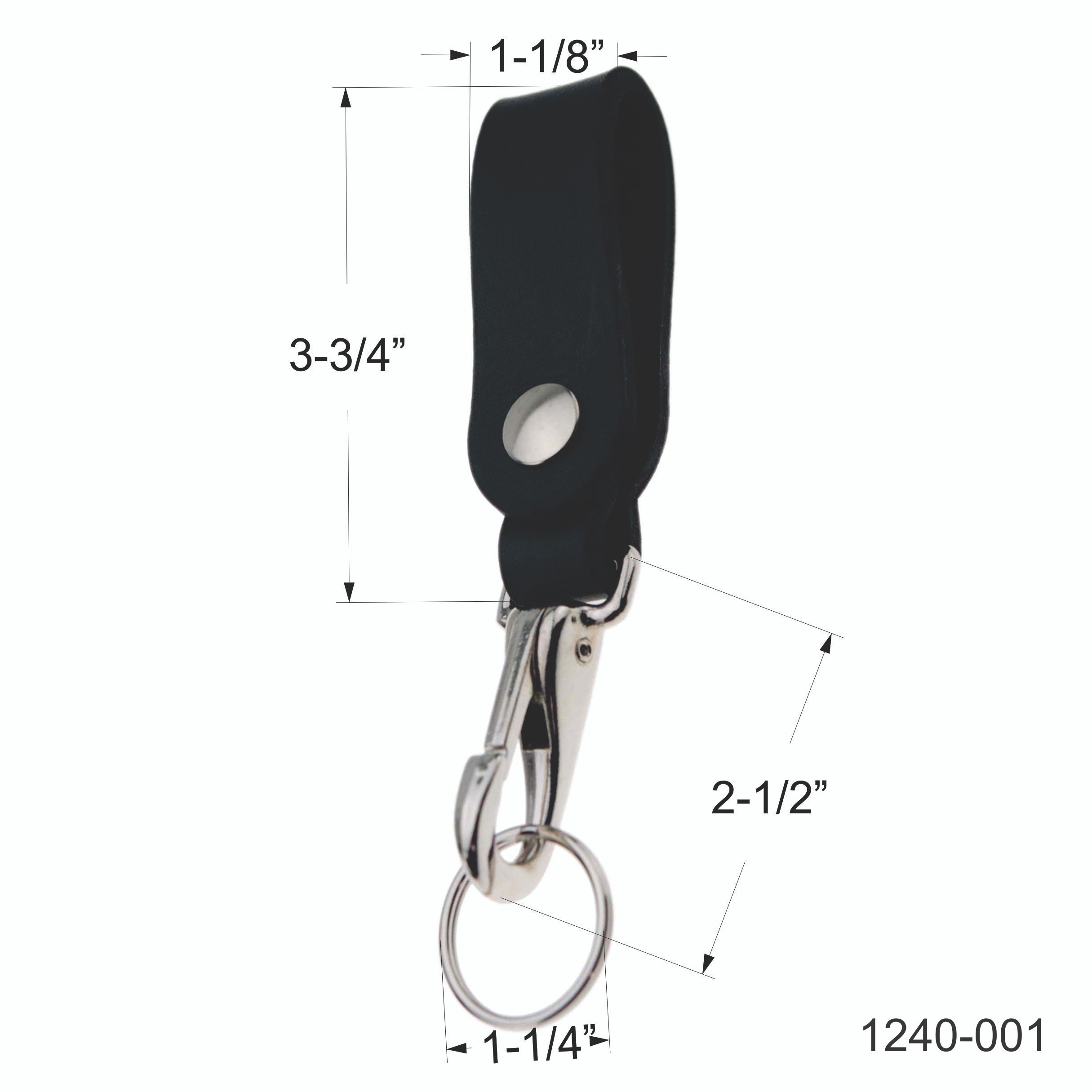 Shop for and Buy Leather Belt Key Holder Super Duty - Snap Open at ...