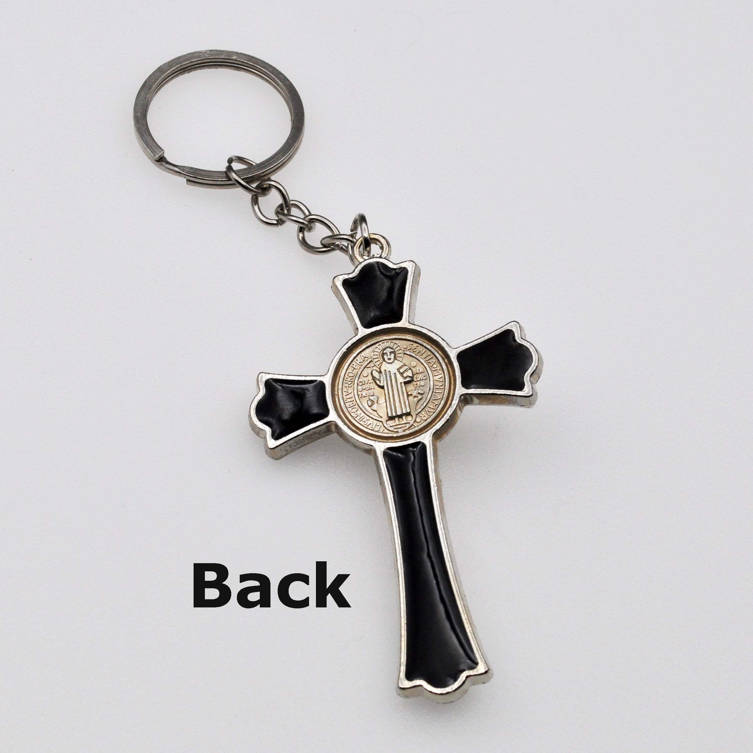 Shop for and Buy Cross Keychain Metal Crucifix at Keyring.com. Large ...
