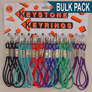 Wrist Coil Key Holders and Wristband Keychains