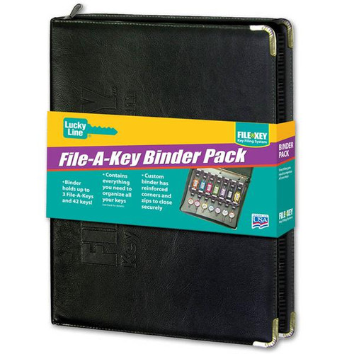 Shop for and Buy File-A-Key Binder with 3 Pages at Keyring.com. Large ...