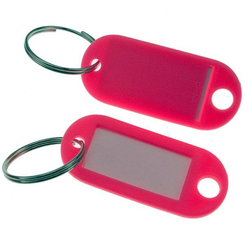 Shop for and Buy Key Identifier Tag Plastic Keytag with Split Key Ring ...