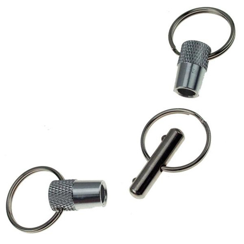 Shop for and Buy Three Way Pull Apart - Three Ring Key Ring (Silver all ...