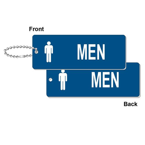 Shop for and Buy Mens Restroom Standard Rectangle Double Sided Engraved ...