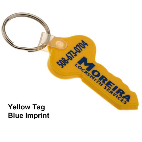 Shop for and Buy Custom Printed Soft Touch Vinyl Key Ring - Key Shape ...