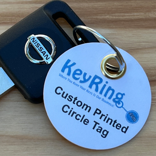 1-1/2 Inch Round Cardstock Tag - Custom Printed